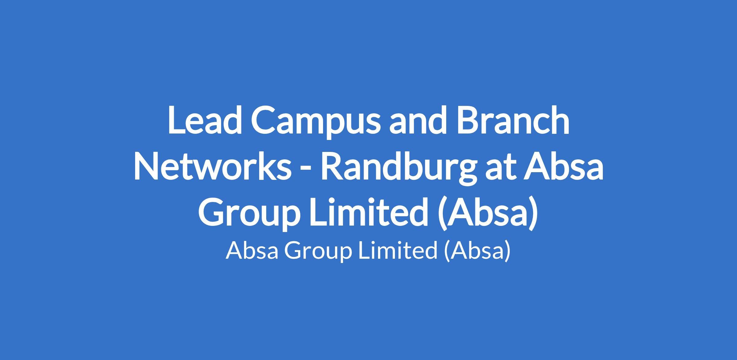 Lead Campus and | FreshTalent Job Board | Africa’s Talent Engine